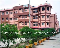 Government College for Women [GCW], Sirsa: Courses, Fees, Placements