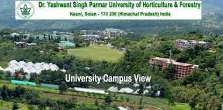 Dr. Y.S.Parmar University of Horticulture & Forestry [DYSPUHF], Nauni ...